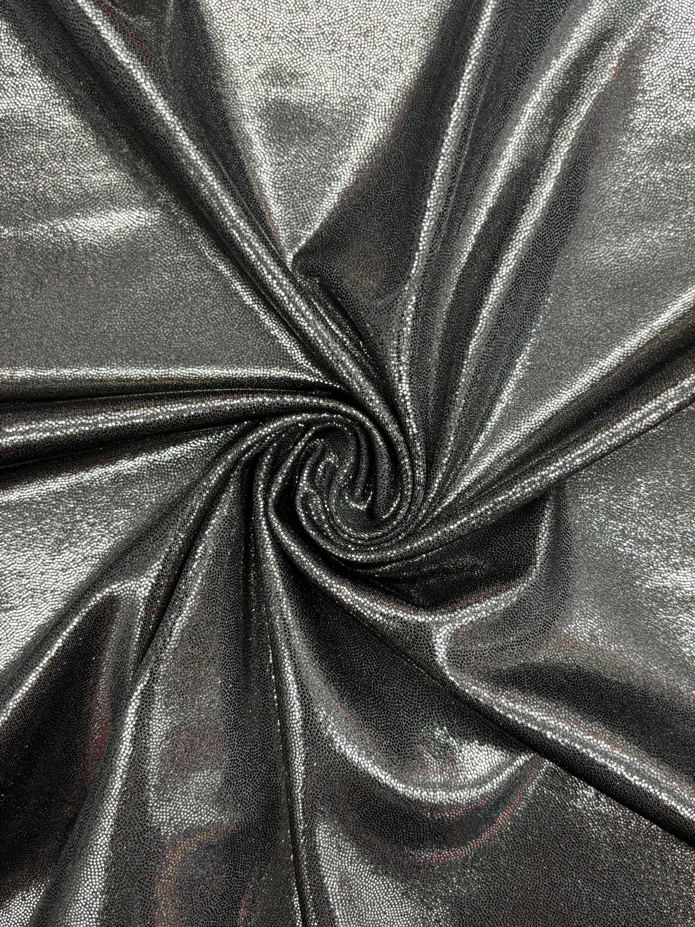Gun Metal Mystique Spandex – Shavali Fabric